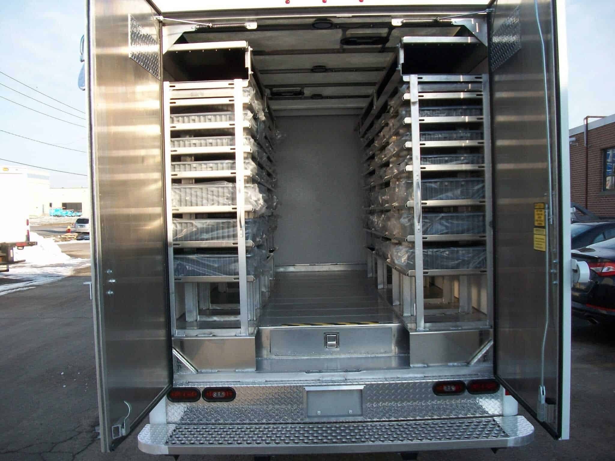 Hackney P2000 12'6"' Body with Shelving on Isuzu NPR (Multiple)