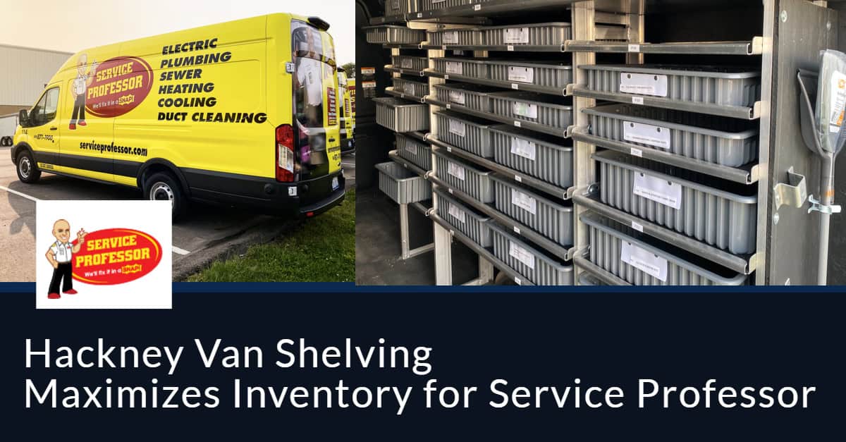Hackney Van Shelving Maximizes Inventory for Service Professor - Hackney